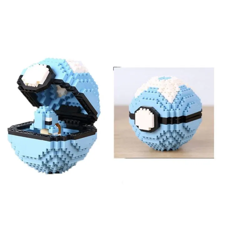 Pokeball Blocks De Construction Maquette Tecnologia Toys Mini Blocks ...