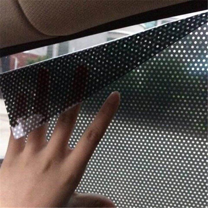2PCS 42x38cm Car Sun Shades Film Sun Protection Window Cover PVC ...