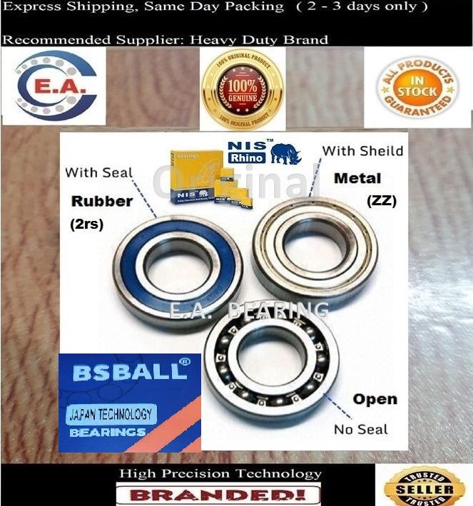 6304 6305 6306 6307 Original NIS/BSBALL Brand random Ball Bearing ( 2 ...