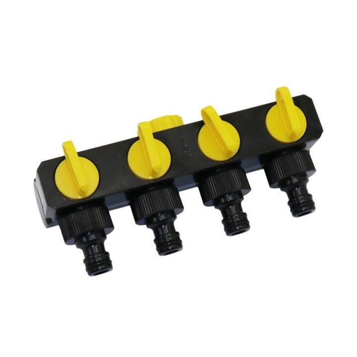 Four way Garden Water Hose Pipe Splitters 4 Valve Agricultural ...
