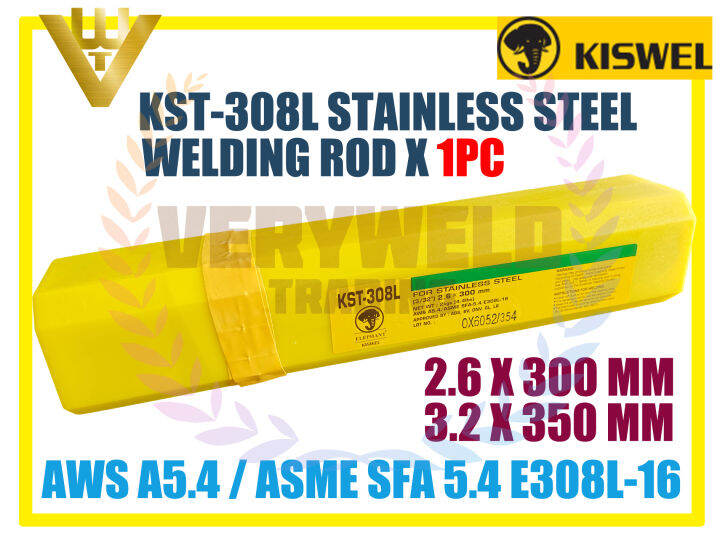 KST-308L Kiswel Stainless Steel Welding Rod 2.6mm / 3.2mm X 1pc | Lazada