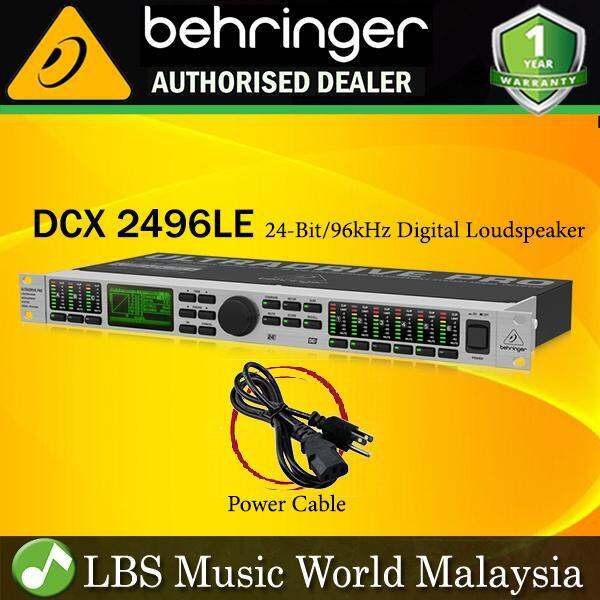 Behringer DCX-2496 Professional Ultra High Precision Digital 24 Bit 96 ...