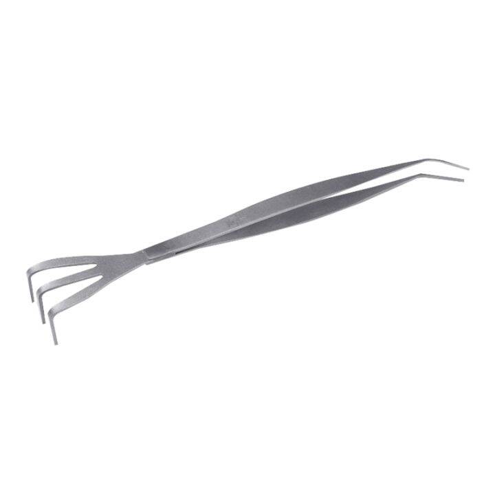 2-in-1 Stainless Steel Root Rake 3-Prong Loosen Soil Bonsai Tree Tools ...