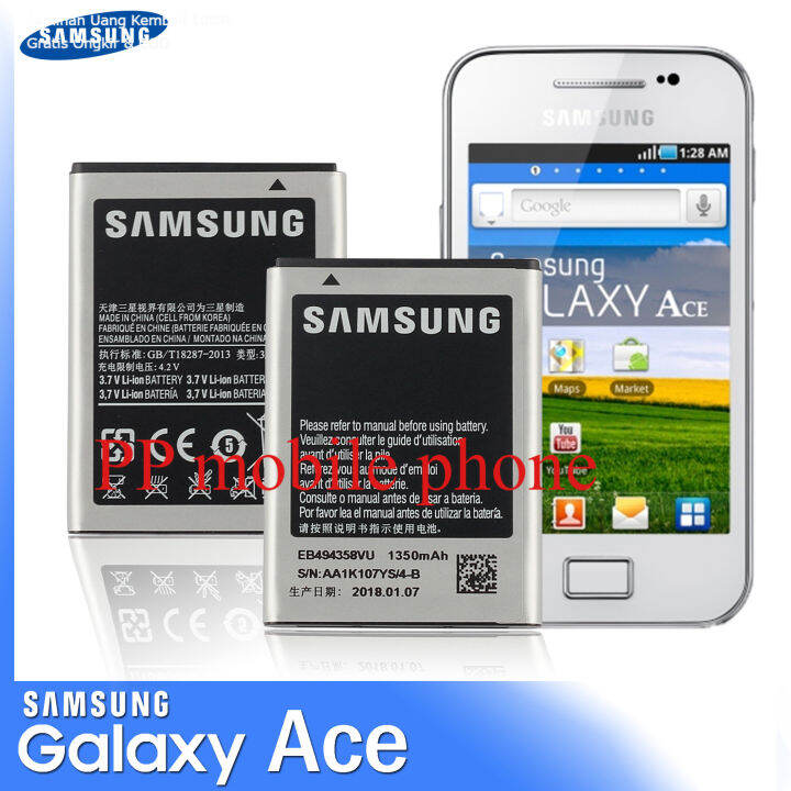 แบตเตอรี่ Samsung Galaxy Ace (S5830) Battery มีประกัน 6 เดือน | Lazada.co.th