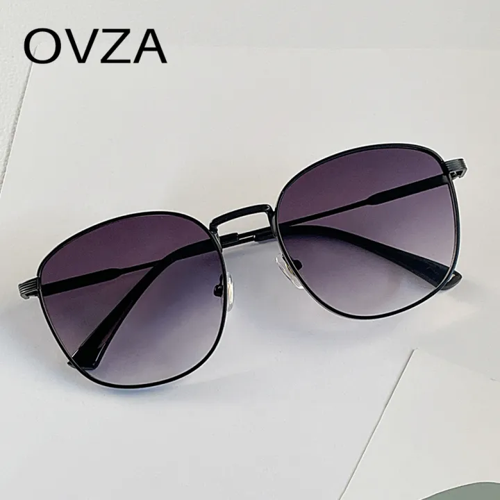OVZA Rectangle 2022แว่นตากันแดดผู้หญิงกรอบโลหะแว่นตาสีแดง Mens S0062 | Lazada.co.th
