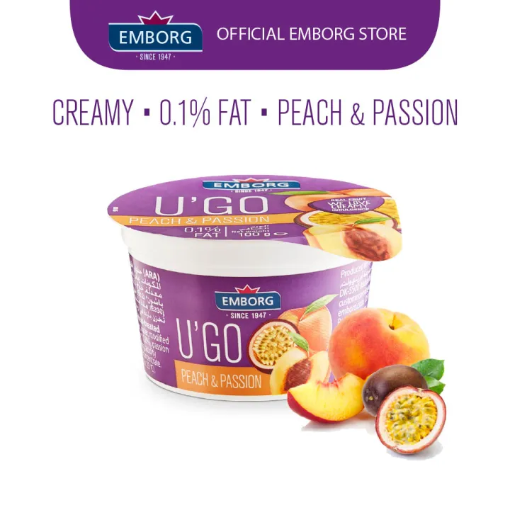EMBORG U'GO Peach & Passion 100g | Lazada PH