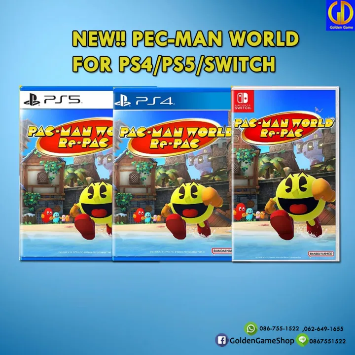 [Game] NEW!! PS4/PS5/SWITCH PAC-MAN WORLD z3/eng. | Lazada.co.th