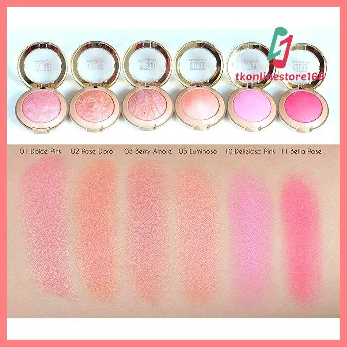 โปรโมชั่นสุดคุ้ม โค้งสุดท้าย Milani Baked Powder Blush Color 8สีสวย ของ ...