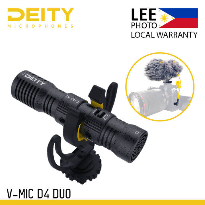 Deity Microphones V-Mic D4 DUO Dual-Capsule Micro Camera-Mount Shotgun ...