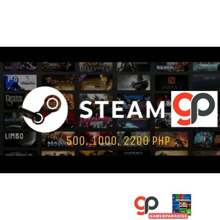 Steam 500 1000 2200 Philippine Peso Card | Lazada PH