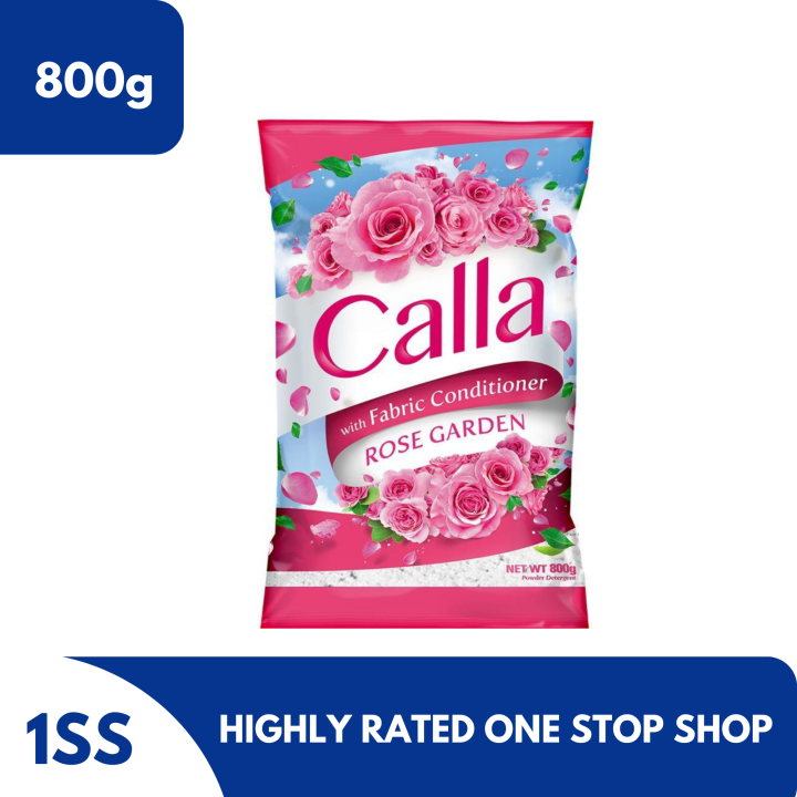 Calla Powder Detergent with Fabric Conditioner Rose Garden, 800g ...