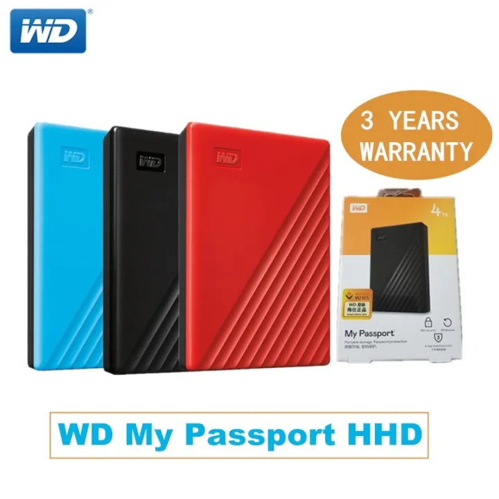 ↂ [NEW] Western Digital WD My Passport hdd 2.5 USB3.0 SATA Portable HDD ...