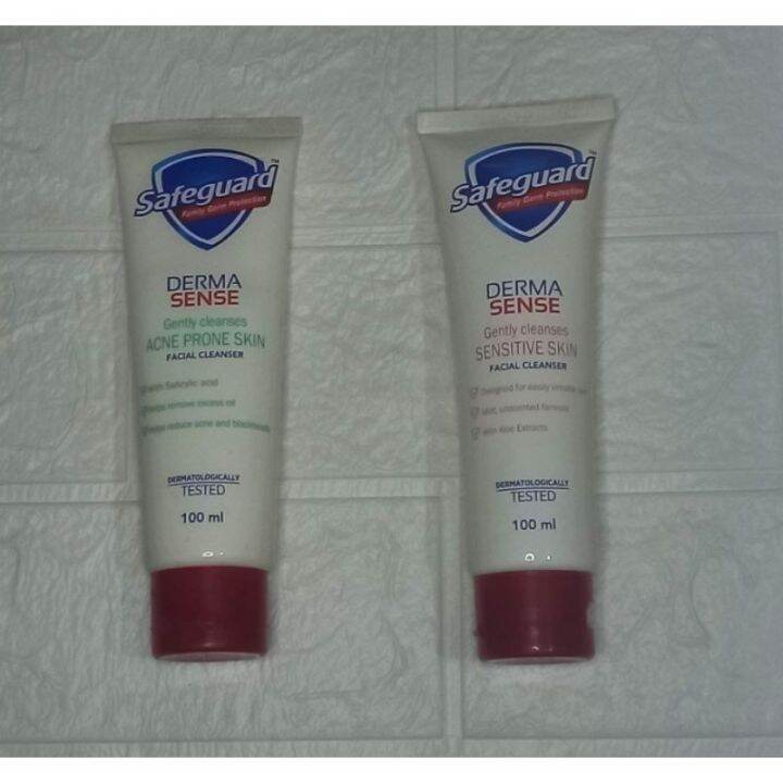 SAFEGUARD Anti Acne Derma Sense Face Wash 100g(READ PRODUCT DETAIL ...