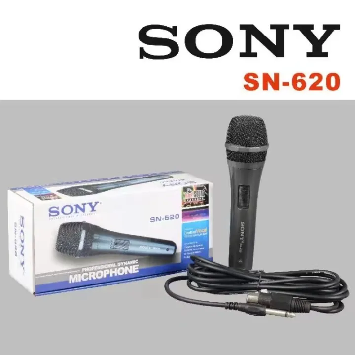 SN-620 Professional Dynamic Microphone With 3 Meters Mic Chord | Lazada PH