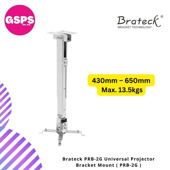 Brateck PRB-2G Universal Projector Bracket Mount ( PRB-2G ) | Lazada