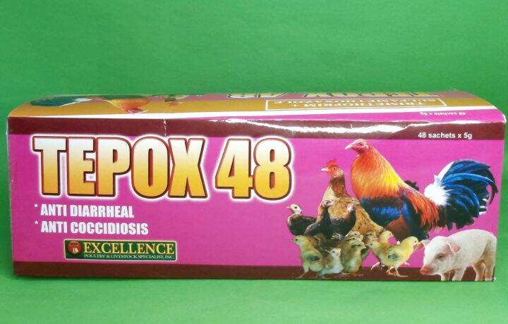 [FC REYES AGRIVET ] 12 PCS TEPOX 48 FOR GAMEFOWL / Vitamins kontra ...