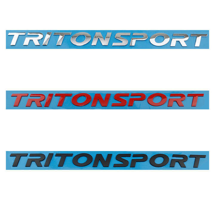 For Mitsubishi TRITON SPORT letter logo Rear trunk emblem Car body ...