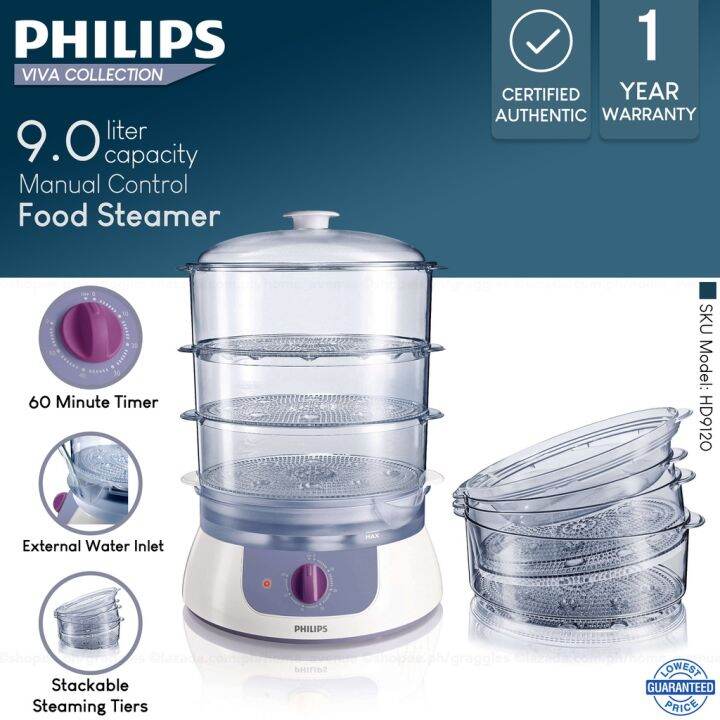 [ONHAND] Philips Viva Collection Siomai Siopao Food Steamer with ...