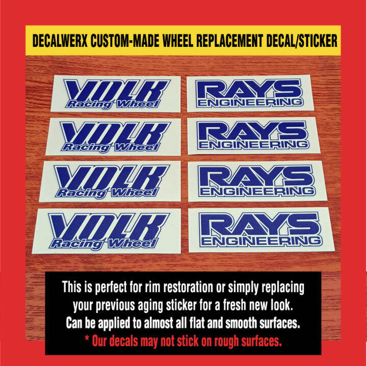 Volk Racing Rays Engineering Blue White CUSTOM-MADE Wheel Replacement ...