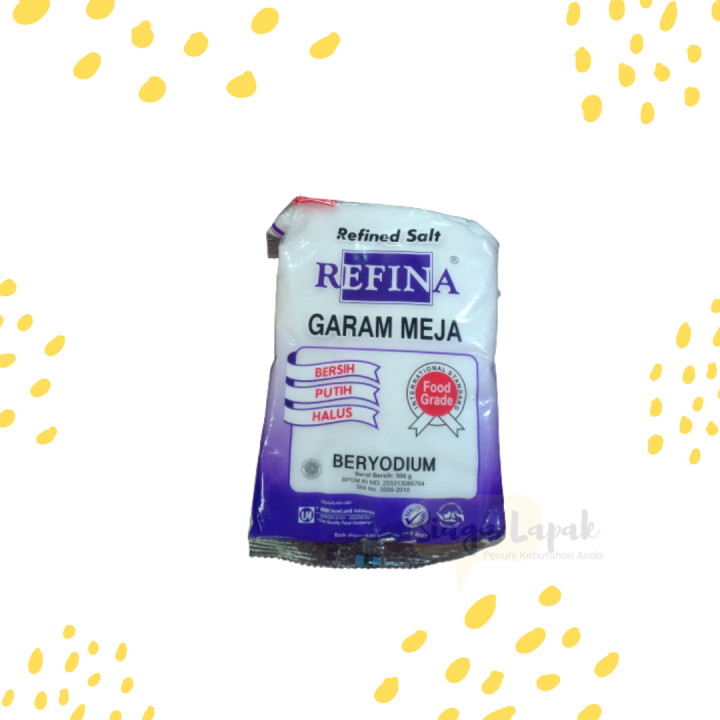 Garam Meja Refina Beryodium Murni & Halus 250gr | Lazada Indonesia