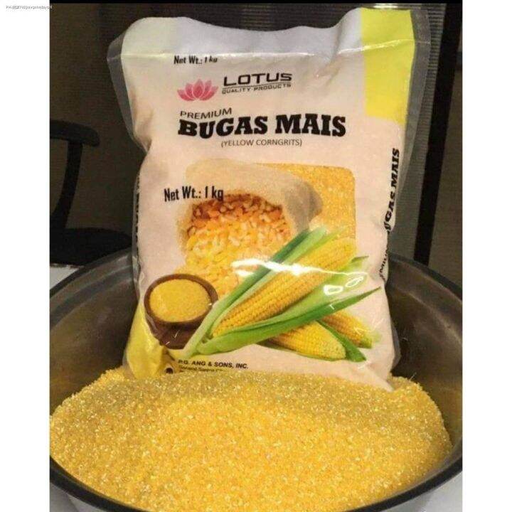 COD 1 Kilo Export Quality Lotus Corn Rice Grits Bugas Mais | Lazada PH