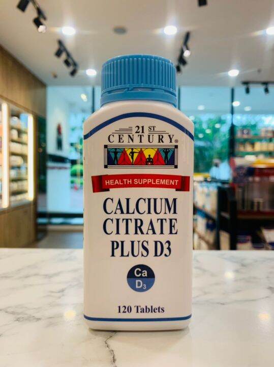 21ST CENTURY CALCIUM CITRATE PLUS D3 120'S | Lazada