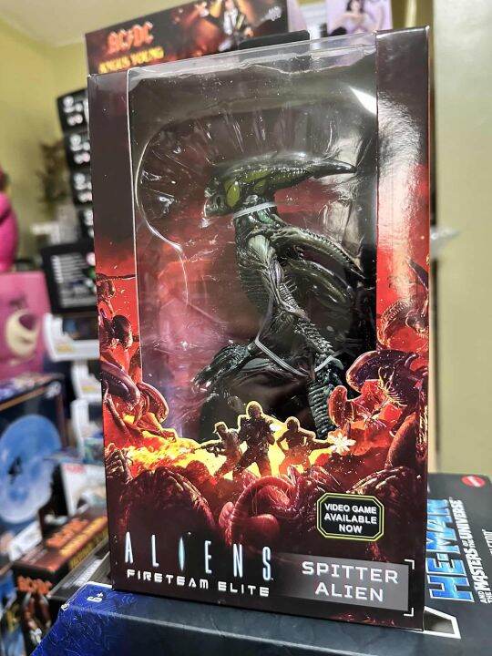 NECA ALIENS FIRETEAM ELITE SPITTER ALIEN 9” Action Figure New in Box ...