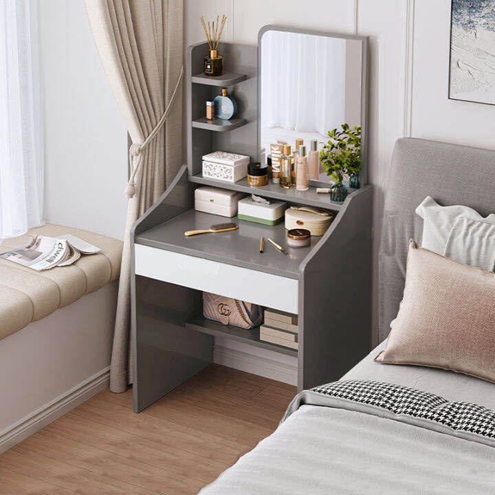 Meja Rias Kayu Minimalis Meja Rias Kaca Kotak Meja Make UP Aesthetic ...