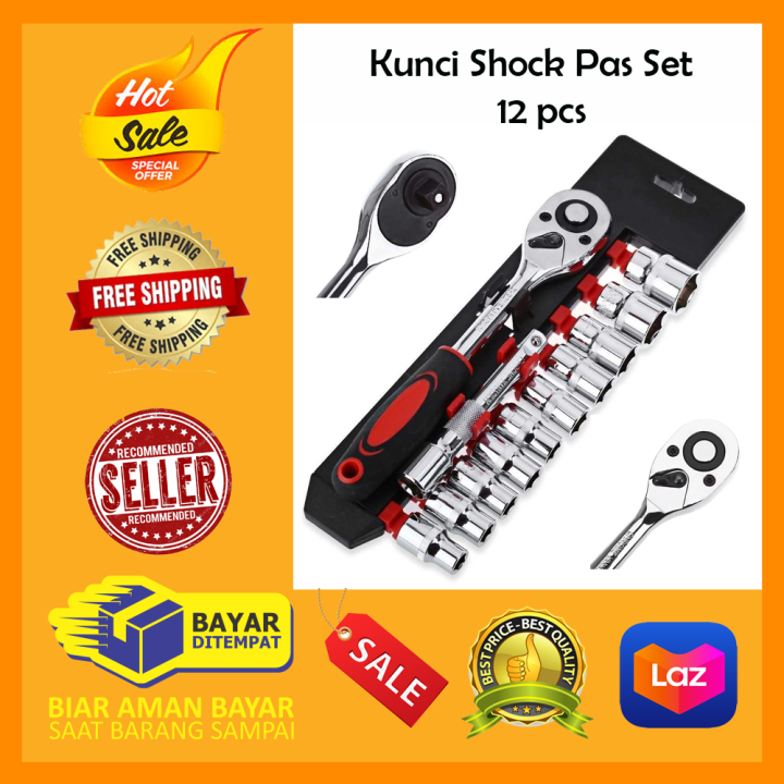 Kunci Shock Pas Set Lengkap Bengkel Motor Mobil Sepeda CR-V Drive ...