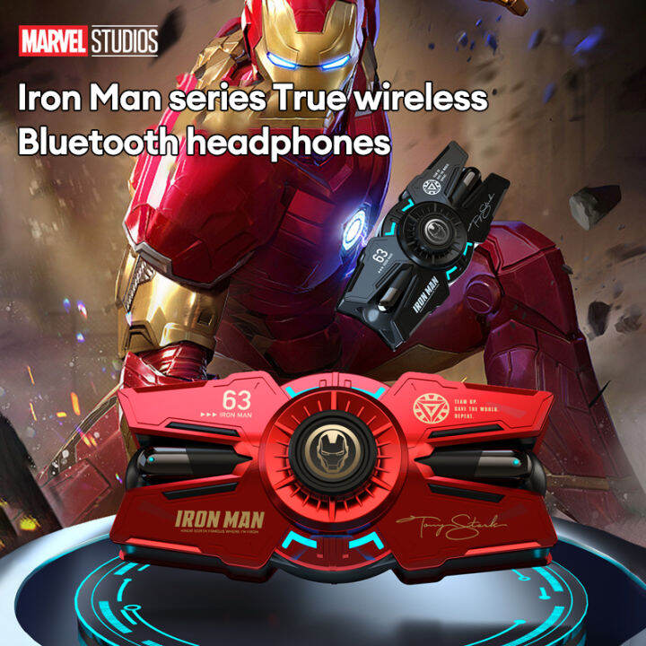 Marvel EJ-300Pro IronMan TWS Gamer Earbuds Noise Cancelling Bluetooth ...