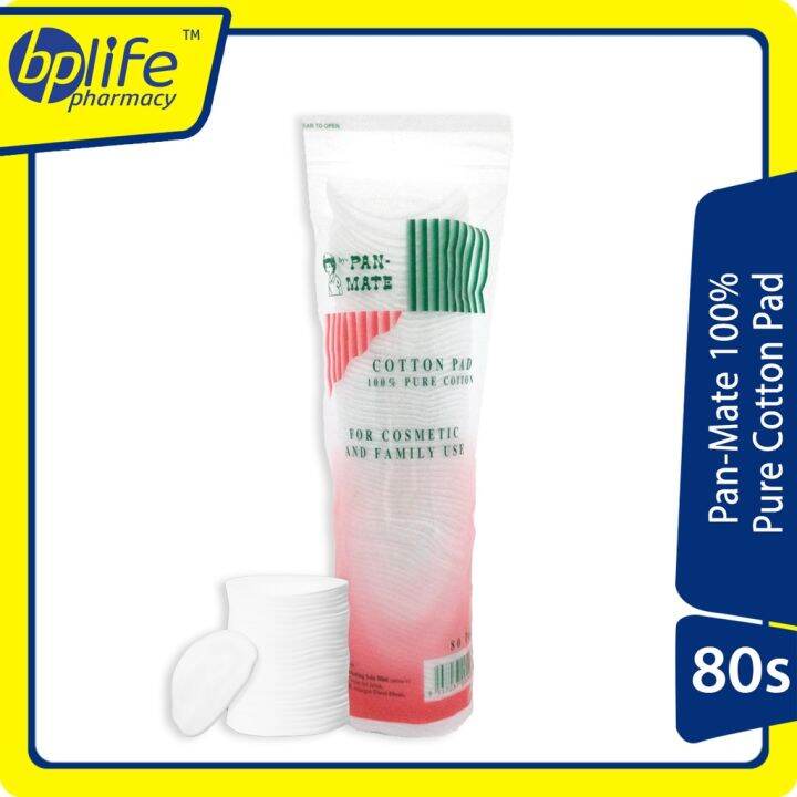 Pan-Mate 100% Pure Cotton Pad 80s | Lazada