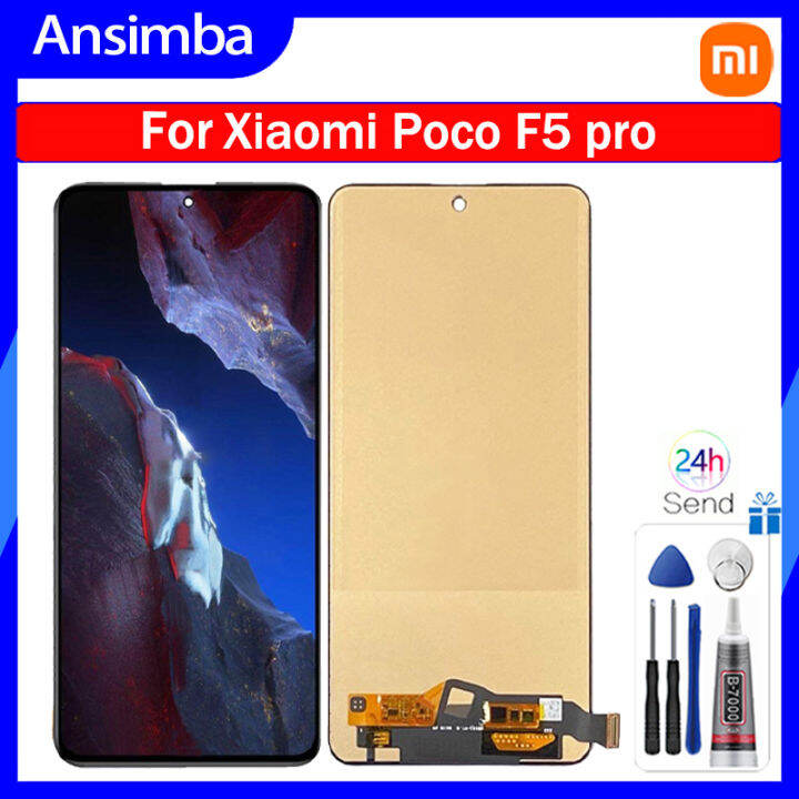 Ansimba TFT 6.67 inches LCD Screen For Xiaomi Poco F5 Pro 23013PC75G LCD Display Touch Screen ...