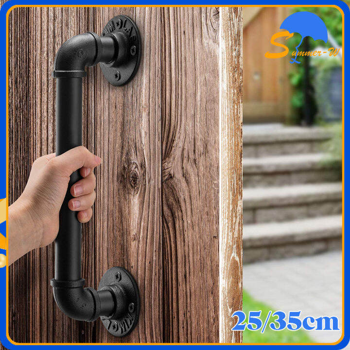 Handle Besi Pintu Industrial 25/35cm Gagang Pintu Besi Industrial ...