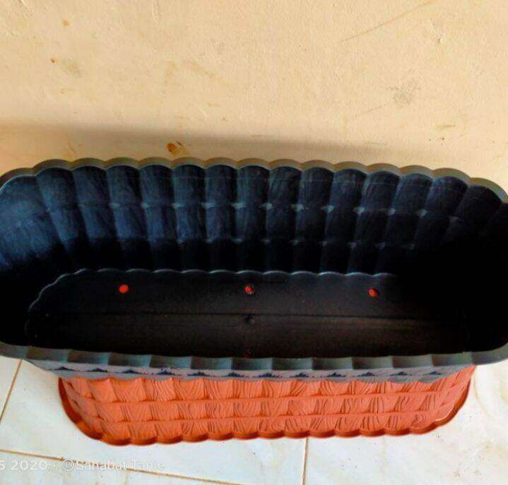 Pott Panjang kayu diameter 60cm | Lazada Indonesia