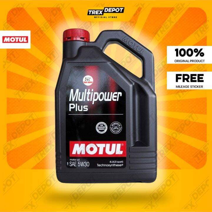 MOTUL Multipower Plus Technosynthese Engine Oil 5W30 (4L) | Lazada