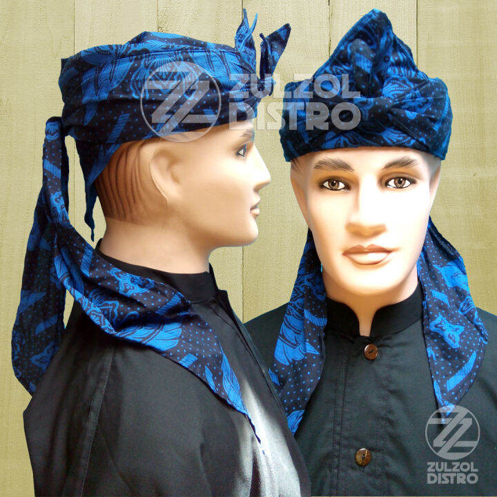 Iket Sunda Praktis Full Kain Batik Baduy Original Tali Panjang Siap ...