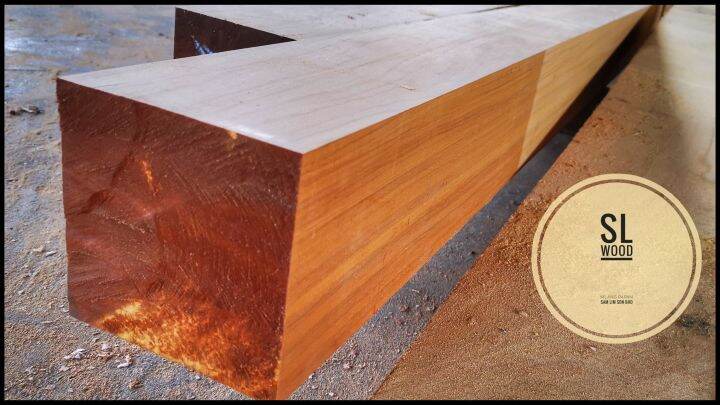 Balau Solid Wood Timber Smooth Finish 145(T)mm × 145(W)mm = 6'(L)Feet ...