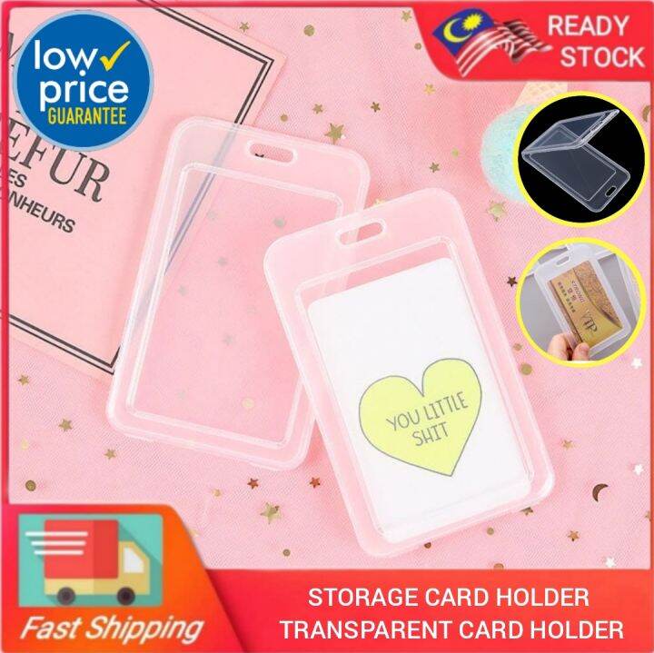 Storage ID Card Holder | Transparent IC Card Holder | ID Tag Card ...