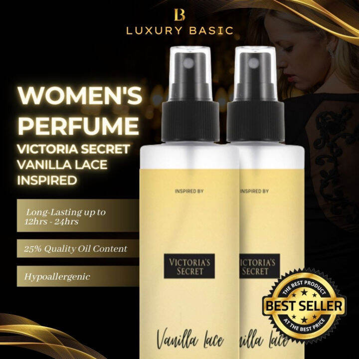 Luxury Basic Vanilla Lace Women Inspired Scent Oil Based 85ml Long