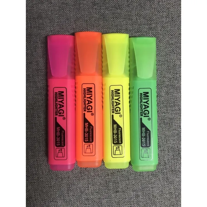 Highlighter Neon/ Pastel Color Set of 4 | Lazada PH