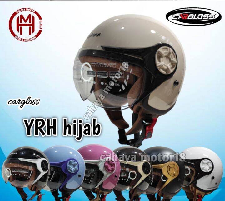 HELM CARGLOSS YRH Hijab | HELEM RETRO WANITA | Lazada Indonesia