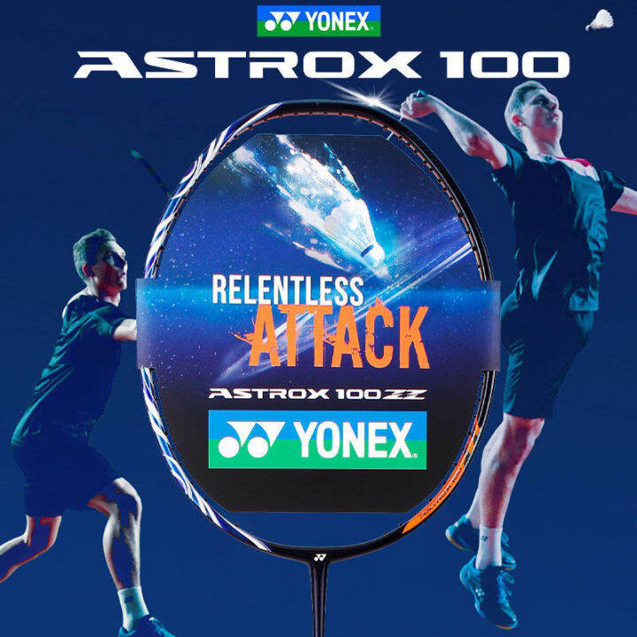 cod [100 Original] Astrox 100zz Badminton Racket Original 4U Original Design Full Carbon 24Lbs ...
