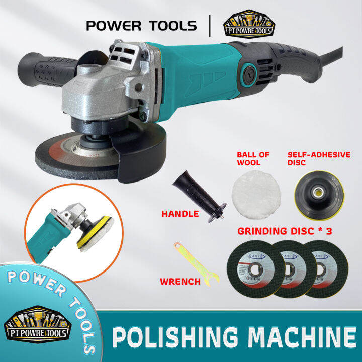 1000W Electric Angle Grinder / Polisher Long handle polishing machine ...