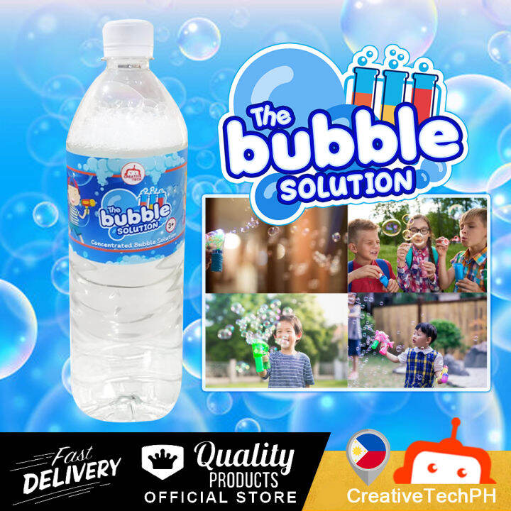 Bubbles For Toddlers 1-3 BELLOCHIDDO Bubble Solution Refill - 33.8oz ...