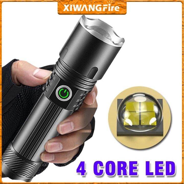 [explore] XIWANGFIRE New XHP50 Super Powerful Zoom Flashlight Type-C Rechargeable High Power ...