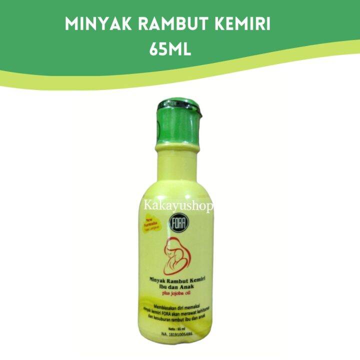 FORA Minyak Rambut Kemiri Ibu dan Anak 65ml - Minyak Rambut | Lazada ...