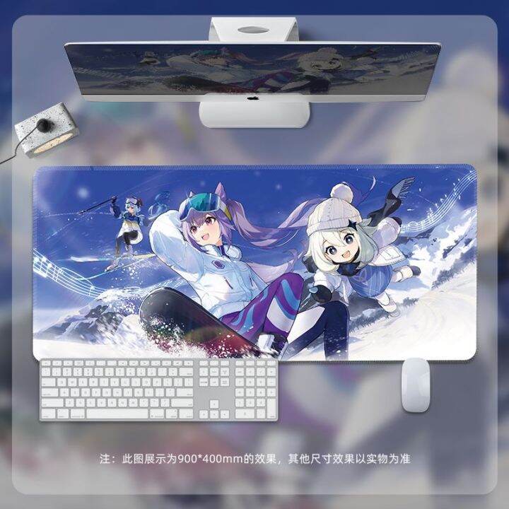 Genshin Impact Goddess oversized mouse pad Ganyu Hutao Goddess Inazuma ...