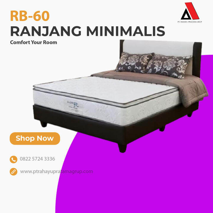 Comforta Spring bed Super Fit Silver Matras 160x200-Full Set Springbed ...