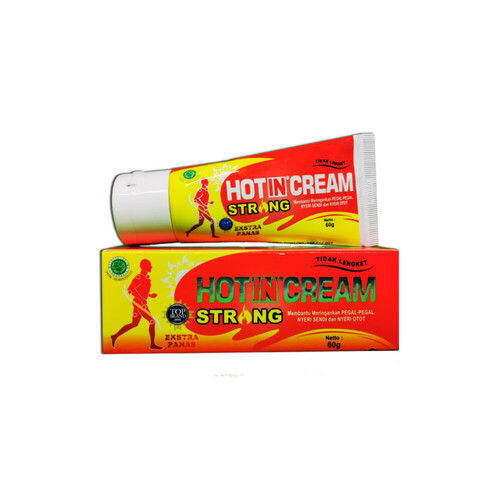 Hot In Cream 60gr Tube | untuk nyeri otot dan pegal pegal | Lazada ...