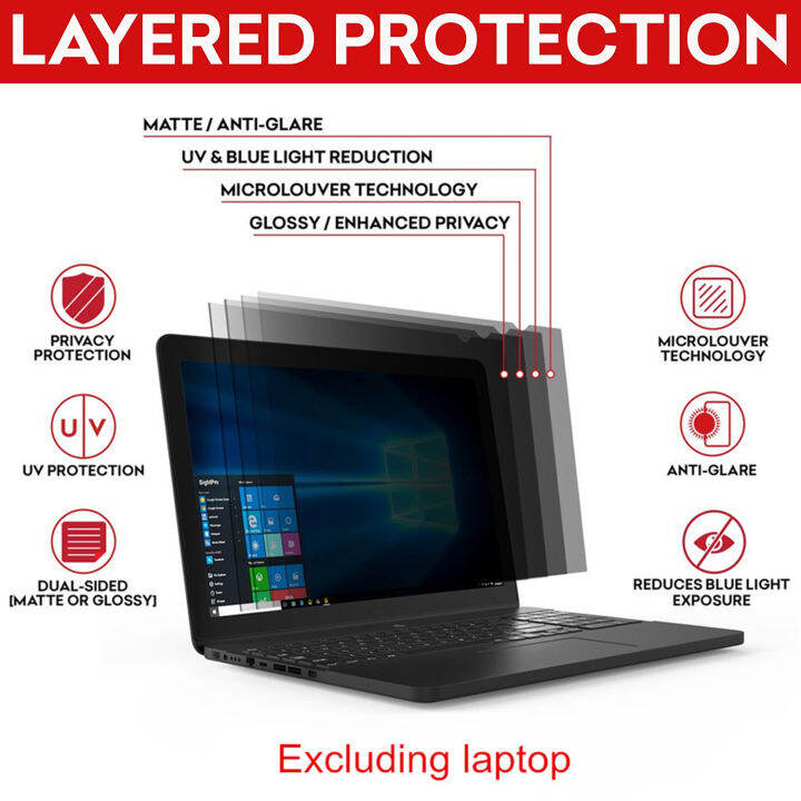 17 inch Anti-Glare Laptop Privacy Filter Screen Protector Film for ...